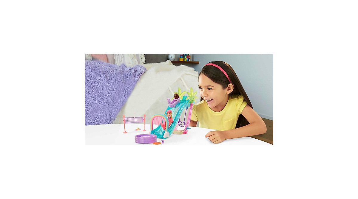 Polly Pocket Sunshine Splash Park Playset - Water Fun Toy