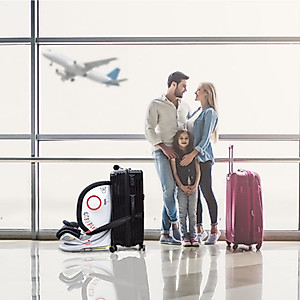 Car Seat Travel Belt, Car Seat Travel Strap for Kids, Convert Car Seats and Luggage into an Airport Car Seat Stroller, Compatible with Most 13in-56in Luggage and suitcases