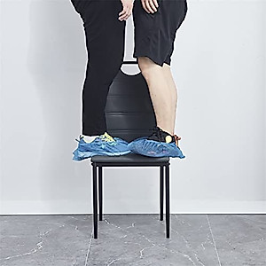 Dining Chair Set for 4 1 Wood Top Casual Coffee Table 4 Leather Chairs with Cushions and High Backs