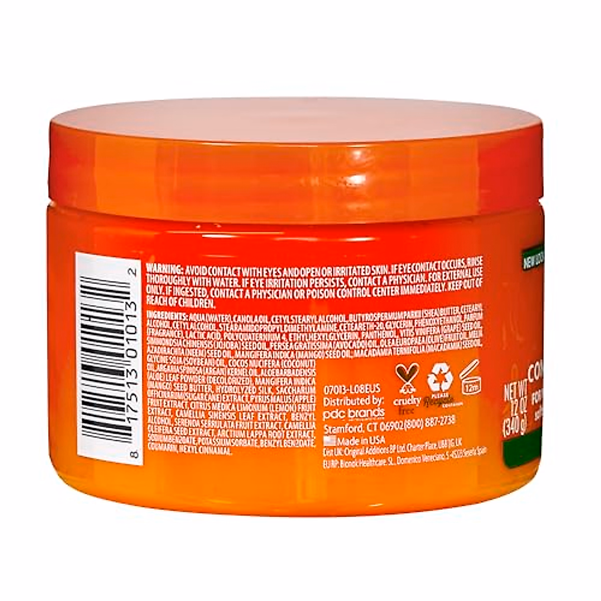 Cantu Shea Butter for Natural Hair Leave In Conditioning Repair Cream, 12 Ounce