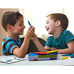 LiKee Wooden Pattern Blocks Jigsaw Puzzle Montessori Toys Sorting and Stacking Games for Toddlers Kids Boys Girls Age 3+ Years Old (36 Shape Pieces& 60 Design Cards)