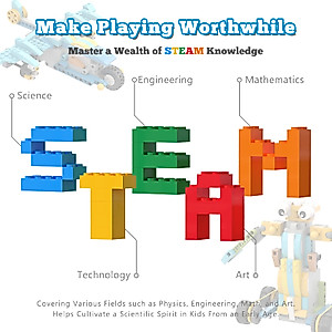 IBLIMS 12 in 1 STEM Coding Robot Building Blocks, Educational Engineering Toys for Kids 6-16, App & Remote Control Robotics Toys, Gift for 7-9 8-14 Year Old Boys Girls, STEM Projects Kits, 606pcs