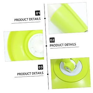 BUTIFULSIC 1 Set Mop Pole Rotating Mop Accessory Rod Handle Mop Rod Mopping Commercial Mop Mopa para Limpiar Pisos Turnicate Kit Replacement Rotating Rotary Mop Rod Mops Green Stainless Steel