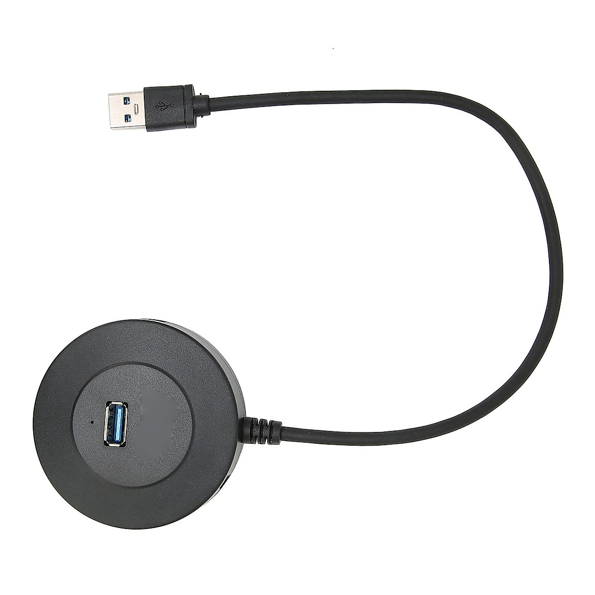 Small 4-Port USB 3.0 Hub,Round Header LED Fast Charging Data Transfer Multiport Adapter, for Laptop PC Computer Desktop Mouse Keyboard for OS X 10.0+