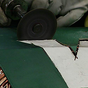 Weiler 56062 3" x 0.035" Wolverine Type 1 Thin Cutting Wheel, A60T, 3/8" A.H. (Pack of 100)