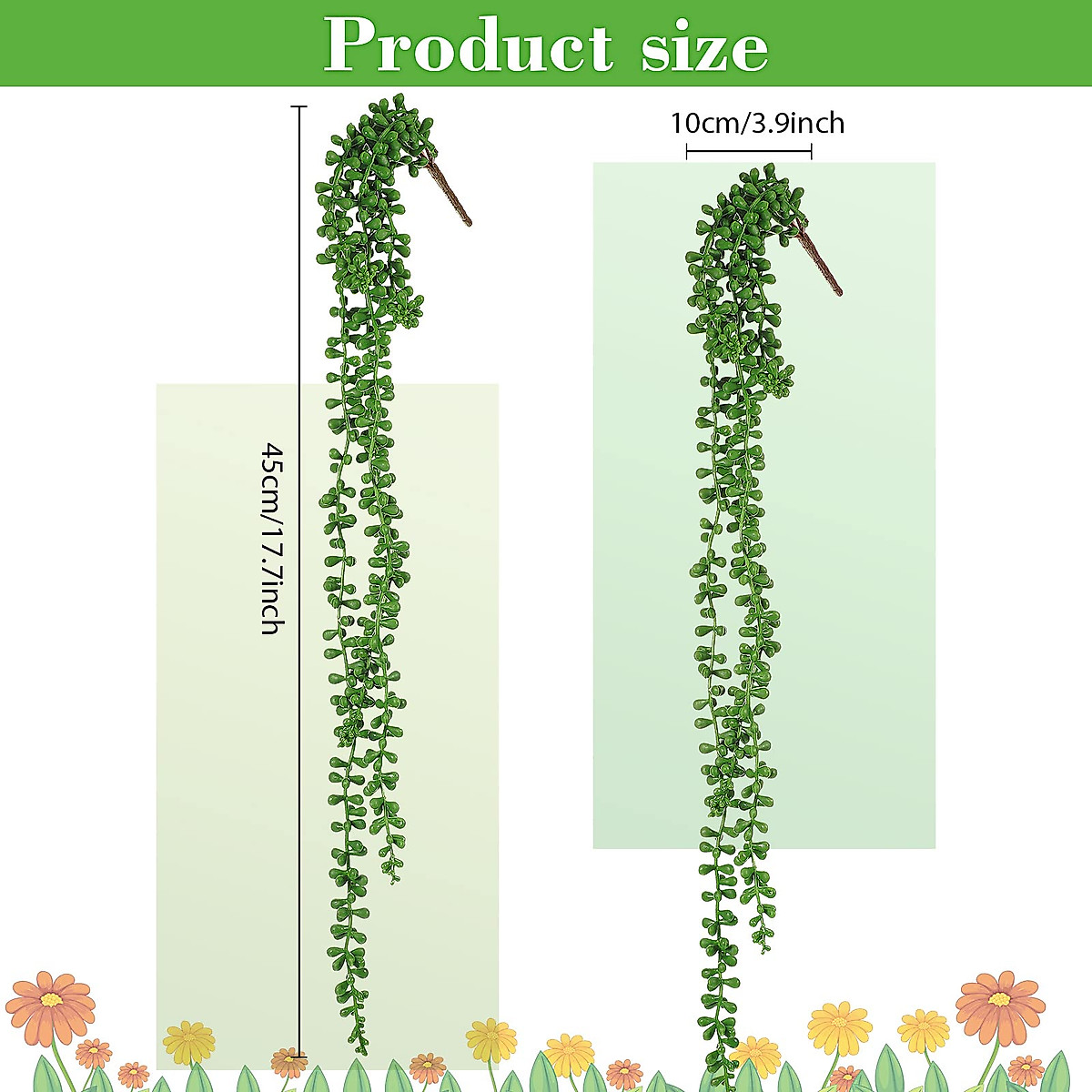 WILLBOND 12 Bundles Faux Flowers Outdoor UV Resistant Faux Plants Shrubs Plastic Rose Flowers Planter Faux Flowers for Home Window Box Kitchen Office Wedding Garden Hanging Decor