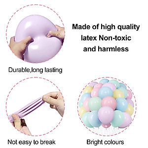 181pcs Pastel Balloon Arch Pastel Rainbow Balloon Garland Kit for Birthday Wedding,Unicorn Macaron Party Decoration Globos para Decoration de Fiestas