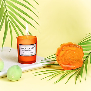 Gifts for Women, Mom, Wife, Girlfriend, Sister, Mothers Day, Birthday, Christmas, Valentine's Day Gifts-Lavender Spa Gift Basket Set(Orange)