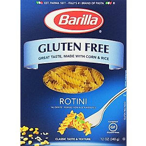 Barilla Gluten Free Rotini, 12 oz (Pack of 8)