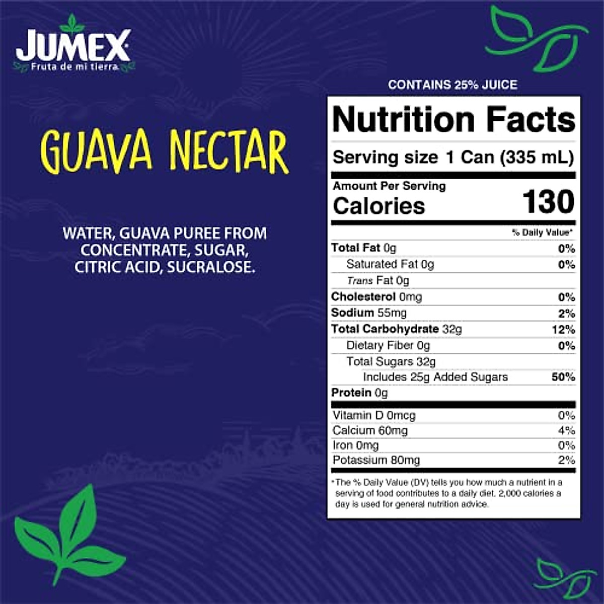 Jumex Guava Nectar and Strawberry-Banana Nectar Fridge Pack | Recyclable Can with Non-BPA Lining | Two Varieties in One Convenient Package | 11.3 Fl Oz (Pack of 12)