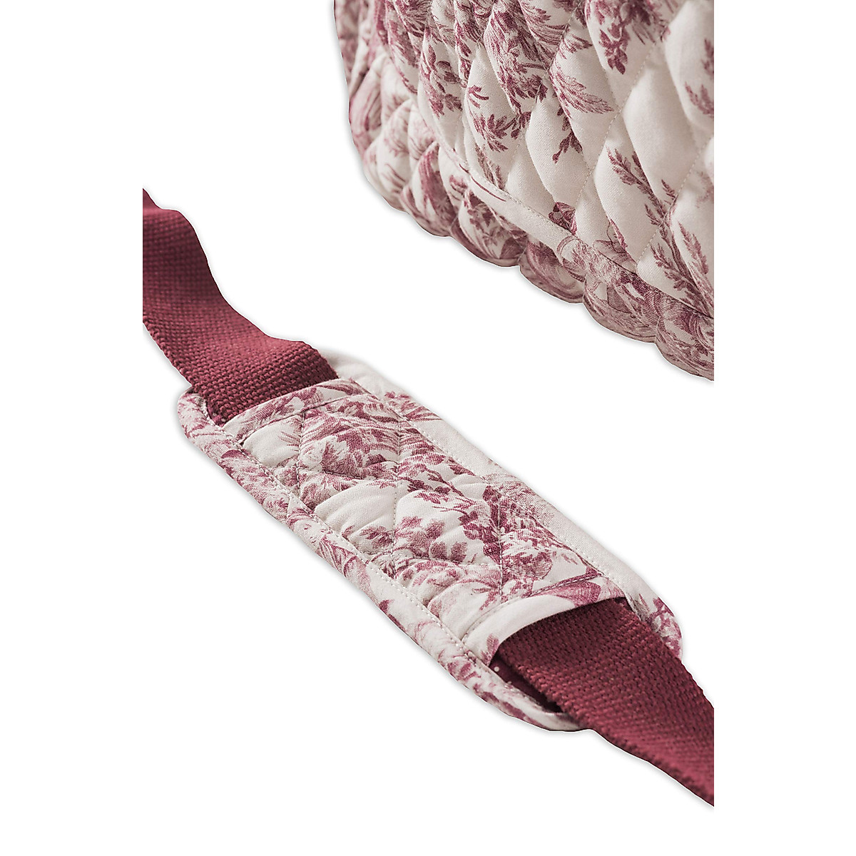 Maison d' Hermine Weekend Bag Cotton Quilted Duffel Overnight Luggage Weekender Gym Bag for Gifts Travel Men Women Business Travellers Family Trip, The Miller - Red