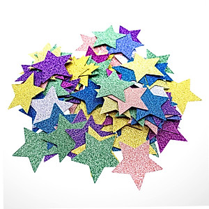 jojofuny 200pcs Decor Party Paper Scrap Tabletop Star Sprinkles Engagement Bridal Painting Confetti Paper Scrap. Diy Paper Scrap Party Supplies Dining Table Scatter Baby Mini