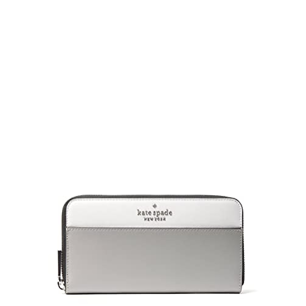 Kate Spade New York Staci ColorBlock Large Continental Wallet in Nimbus Grey