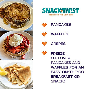 Snacktivist Foods - Gluten-Free, Vegan, Pancake & Waffle Mix, Non-GMO, Egg-Free, Dairy-Free, 23 Ounce