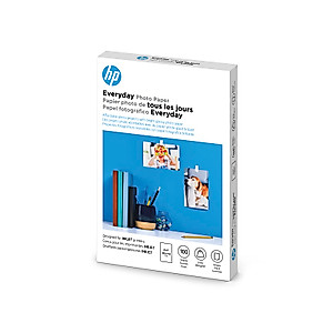 HP Everyday Photo Paper, Glossy, 4x6 in, 100 sheets (CR759A)