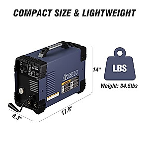 A-ITECH Multiprocess Welder 200Amp 4 in 1 Combo MIG/Flux/Lift-TIG/Stick Welding Machine with 110V/220V Dual Voltage