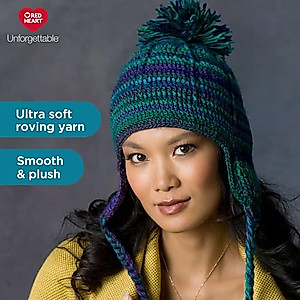 Red Heart Boutique Unforgettable Gotham Yarn - 3 Pack of 100g/3.5oz - Acrylic - 4 Medium (Worsted) - 270 Yards - Knitting/Crochet