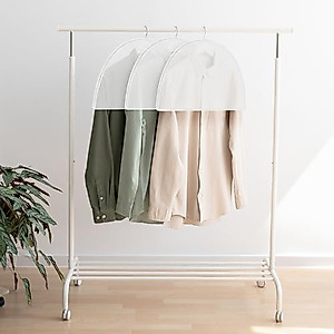 10 Pcs Shoulder Covers 23.2 X 11.6 X 1.9 Inches Breathable Clothes Dust Protectors Suit Shoulder Covers Garment Cover for Hanging T Shirt Jacket Wedding Dress Gown