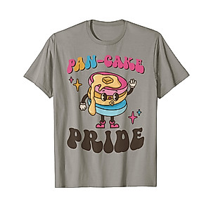 Cute Pan-cake Pansexual Cake LGBT Pride Rainbow Flag T-Shirt