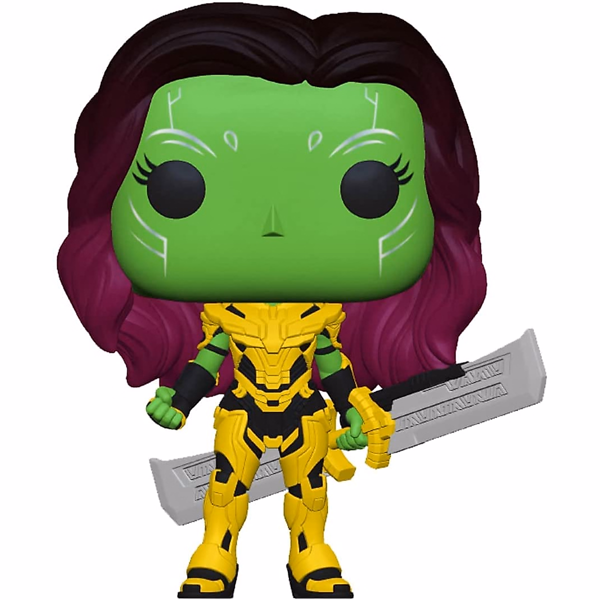 POP Marvel: What If? - Gamora with Blade of Thanos Funko Pop! Vinyl Figure (Bundled with Compatible Pop Box Protector Case), 3.75 inches