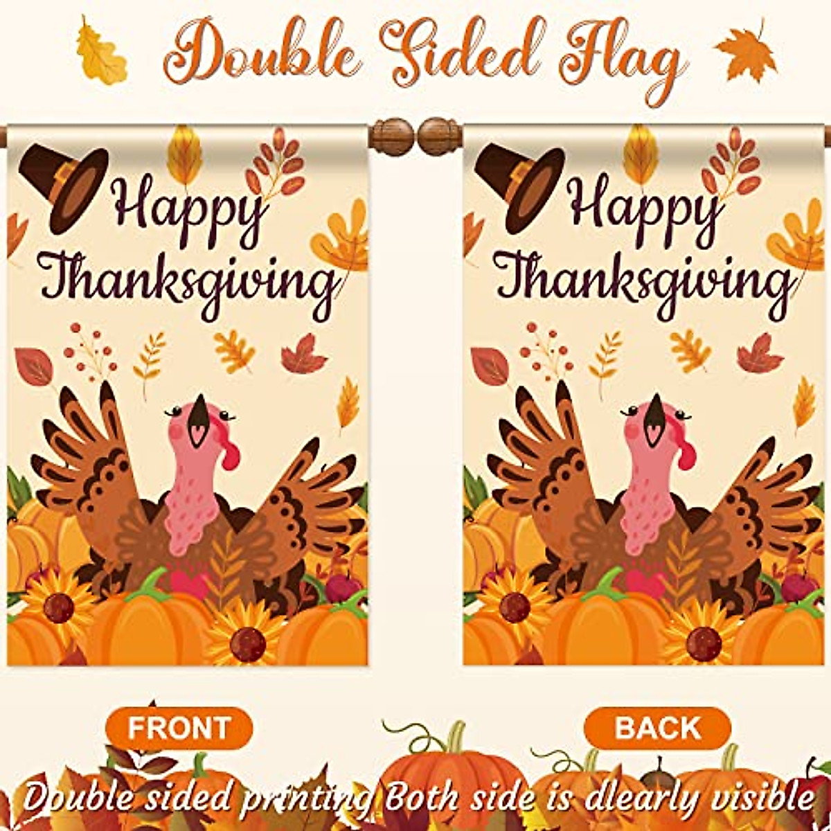 28 x 40 Inch Large Holiday Yard Flags 12 Pack Seasonal Garden Flags Valentine's Garden Flags Double Sided Seasonal Lawn Flags Polyester Festive Outdoor Flag Set for Seasons Holiday Outside Decoration