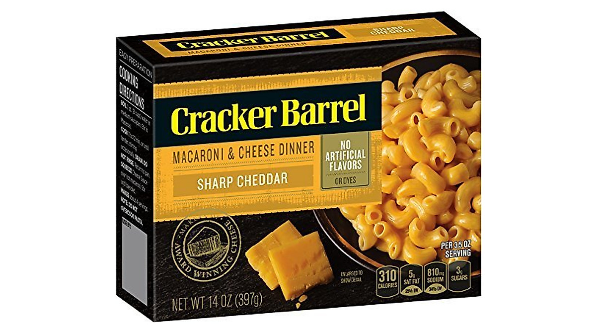 Cracker Barrel Sharp Cheddar Mac & Cheese (Pack of 3)