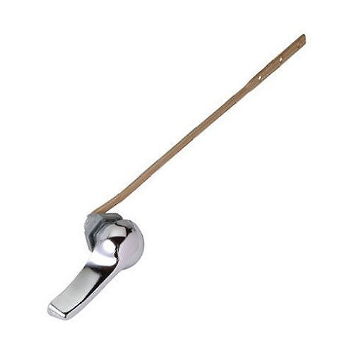 Dependable Universal Toilet Tank Flush Lever, Chrome Finish Toilet Handle Fits Most Toilets
