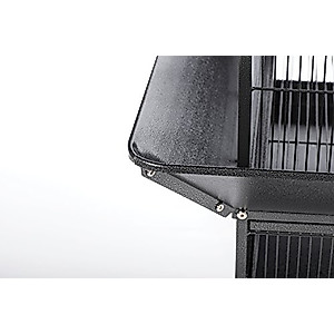 Prevue Pet Products 3352BLK Park Plaza Bird Cage, Black Hammertone, Large