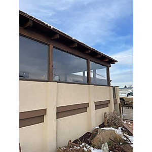 Metro Screenworks Clear Vinyl Roll (Partial) - Clear Marine Vinyl 4 Gauge Sheet - 54-in x 8 Yards - Double Polished Heavy Duty Plastic Sheeting for Windows, Boats, Greenhouse, & More