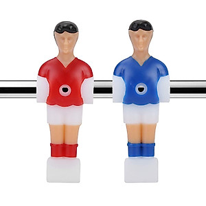 Alomejor Table Soccer Player Football Man Table Guys Man Soccer Player Part 2 Red and 2 Blue for Table Football Replacements Set of 4 pcs