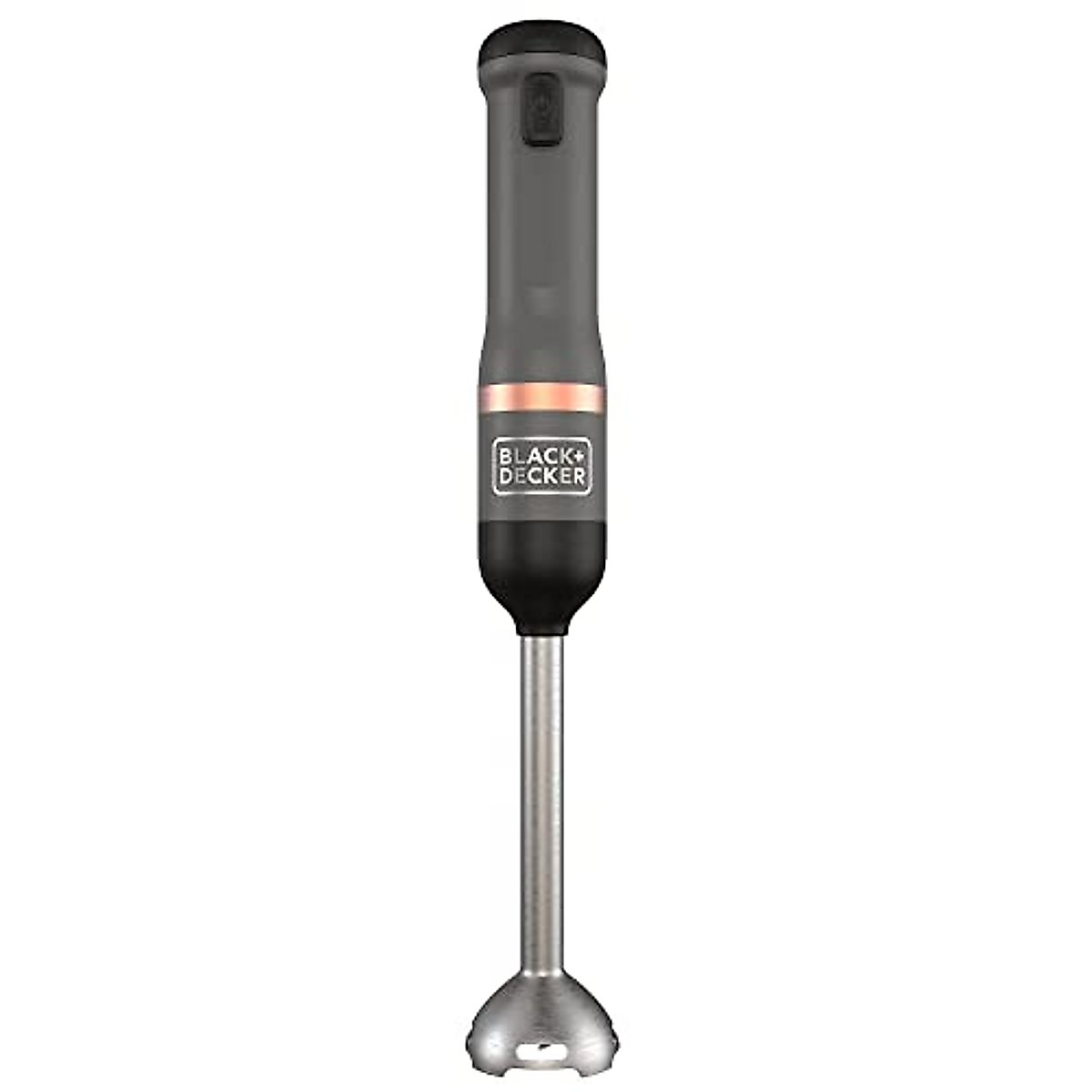 BLACK+DECKER Kitchen Wand Cordless Immersion Blender, 3 in 1 Multi Tool Set, Hand Blender with Charging Dock, Whisk and Milk Frother, Grey (BCKM1013KS01)