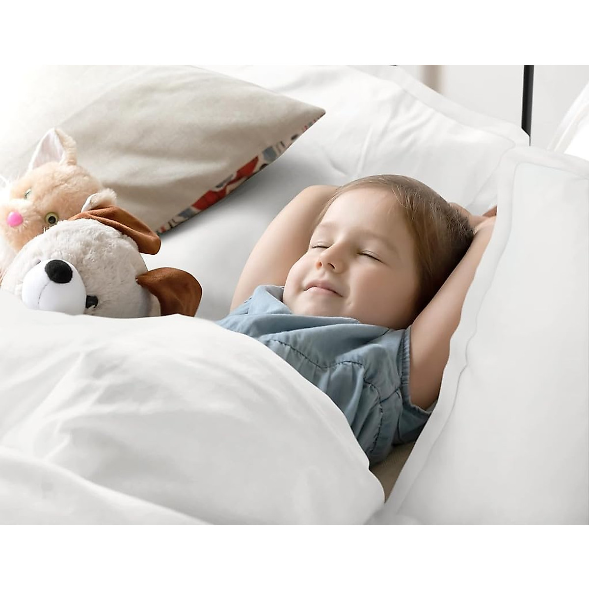 TASHMIA Hotel Luxury 800 TC, King/Califonia King 94x104 Size 3-Pieces Duvet Cover 100% Egyptian Cotton Hidden Zipper Closer & Corner Ties Breathable and Fade Resistant,White Solid