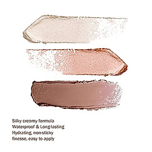 Boobeen Blush Stick Highlighter Makeup Stick Matte Contour Stick, Lightweight Cheek Blush Cream Shimmer Contouring Stick, Waterproof Multi Stick for All Skin Smooth & Natural