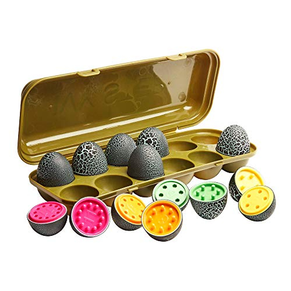 Matching Dinosaur Toy Egg Set for Toddlers – Educational Dino Eggs Fun Easter Basket Stuffers, Learning Games & Resources, Puzzle Game, Party Supplies, & Party Favor - Toys for Baby Boy, Girl, Toddler