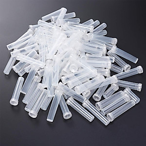 EXCEART 25pcs Single Flower air Plants carafes Florist Supplies Small Terrarium Waterbottle hydroponic Terrarium Plastic air hydroponic vase White 100pcs Water Tube