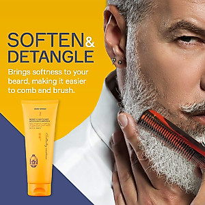 SEVEN POTIONS Beard Conditioner for Men – Prevents Beard Itch and Dandruff – Natural, Vegan, Cruelty Free (Woodland Harmony, 8.45 FL OZ)