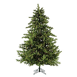 Fraser Hill Farm 7.5-Ft. Foxtail Pine Christmas Tree with Smart String Lighting, Green
