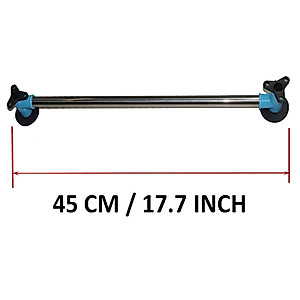 Magnetic Towel Bar Towel Magnet Holder Towel Rack Towel Hook Towel Hanger - 18-Inch - For Refrigerator, Kitchen Sink, fridge, oven, BBQ grill, washer/dryer, file cabinet, steel doors, shelving