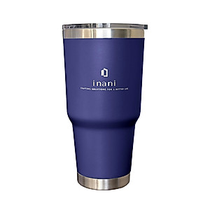 inani 30oz Stainless Steel Tumbler, Insulated Travel Coffee Cup, Leak-Resistant, Spill-Proof Lid, Dishwasher Safe, BPA-Free, Double-Wall Insulated Premium Travel Mug For Hot Or Iced Coffee, Navy