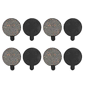 Brake Pads, Semi Metal Bike Brake Pads 4 Pairs Brake Disc Rotor Pad for 10inch Electric Scooter