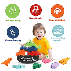 NAODONGLI Wooden Stacking Toys for Kids