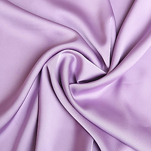 Victivic 100% Silk Pillow Cases 2 Pack, Mulberry Silk Pillowcase for Hair and Skin with Hidden Zipper, Soft Breathable Smooth Cooling Silk Pillowcase for Sleeping Women (Purple, Standard)