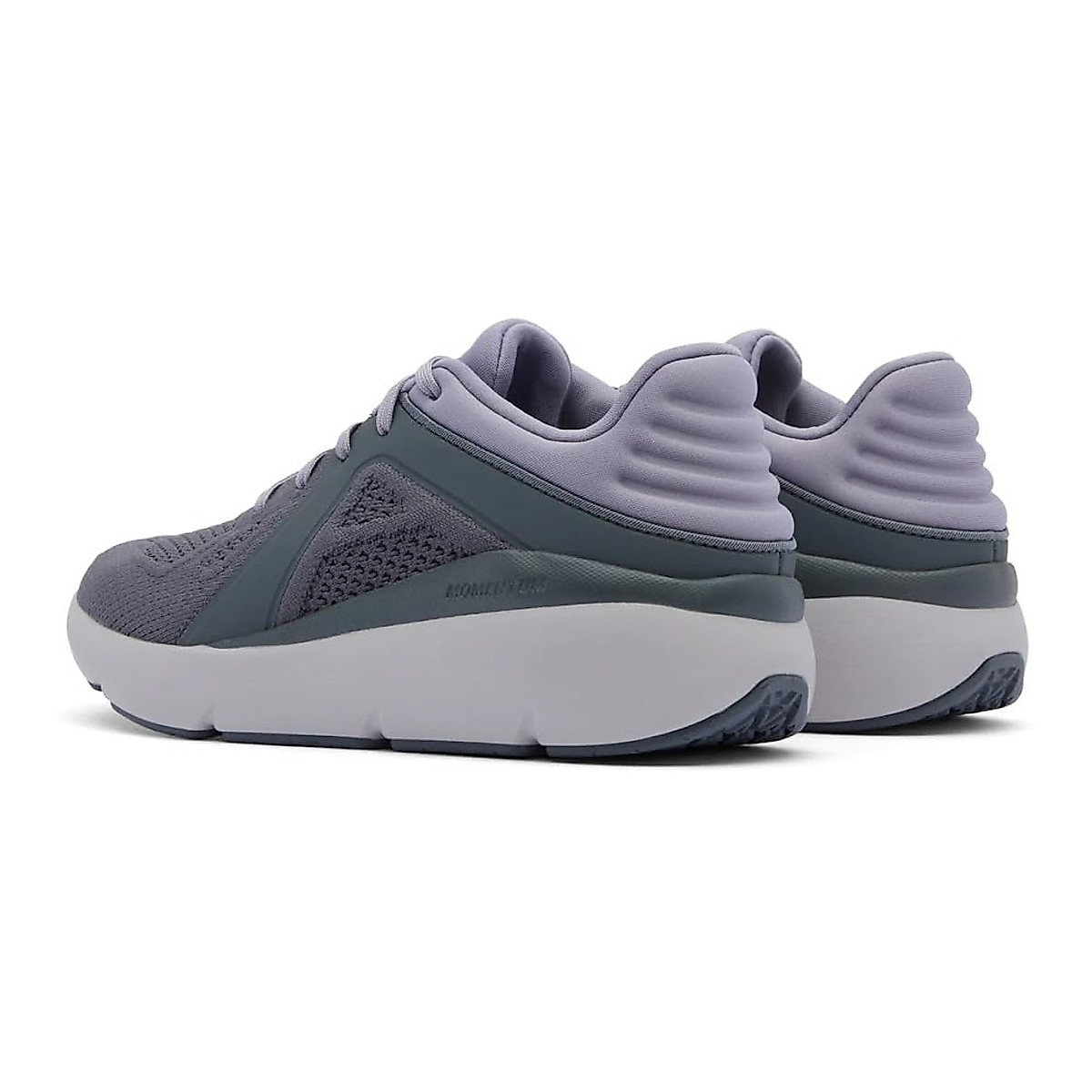 ABEO MXV Shift Women’s Metatarsal Footbed Walking Shoes | Ideal for Metatarsalgia | Ball of Foot Pain Relief | Removable Orthotic Metatarsal Pad Grey Lilac Knit 7.5 Medium