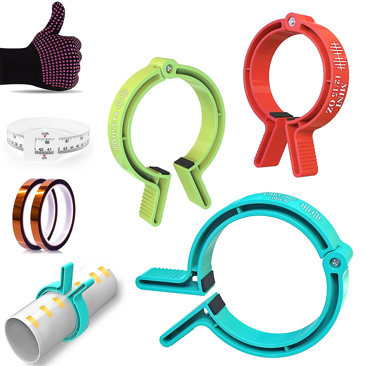 Sublimation Tumbler Clamp for 12 Oz 20 Oz 30 Oz Skinny Straight Tumblers, Sublimation Clamp Tool for Sublimation Blanks Tumblers, Sublimation Supplies