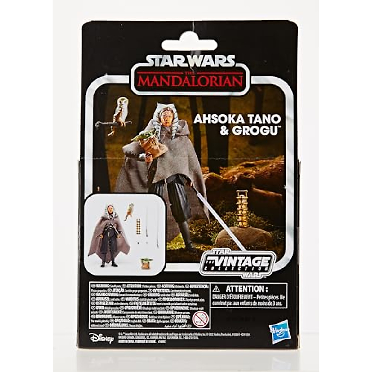 STAR WARS The Vintage Collection Ahsoka Tano and Grogu Deluxe Action Figure Set, 8 Pieces