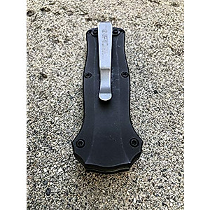 Stainless Steel Vintage Dark Bronze Scale, Pivot & Pocket Clip Screws Set for Spyderco Paramilitary 2 Knife - 9pcs