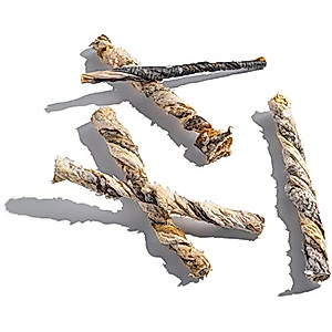 Jack&Pup Fish Skins for Dogs Healthy Dog Treats Small Dogs, Premium Fish Skin Dehydrated Dog Treats for Large Dogs, All Natural Dog Treats for Medium Dogs, Omega 3 Fish Treats for Dogs (18 Pack)