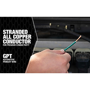 Southwire 55835023 Primary Wire, 18-Gauge Bulk Spool, 100-Feet, Green