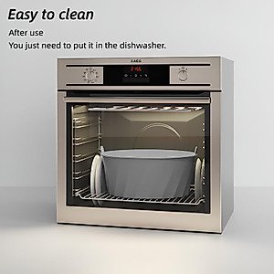 Slow Cooker Liners, Silicone Crock-Pot Liners Reusable&Safe, Non-toxic&Odorless,Oval Silicone Slow Cooker Liners for Crock Pot Superior To Plastic Cooking Bags Inserts 6-7QT 2 Pcs