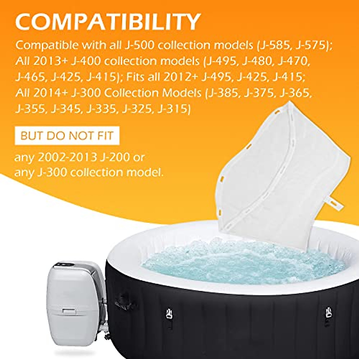 POOLOOP Hot Tub Debris Bag Attachment Replacement Compatible with Jacuzzi Hot Tub Parts Fits Collection Model Manufacture After 2013 - Models 6570-398(1 Pack)